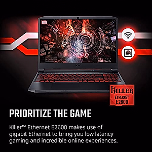 Acer Newest Nitro 5 Flagship Gaming Laptop: 15.6" FHD 144Hz IPS Display, Intel Gaming 8-Core i7-11800H, 64GB RAM, 4TB SSD, GeForce RTX 3050Ti, WiFi-6, Backlit-KYB, DTSX Audio, Cool Tech, Win11, TF