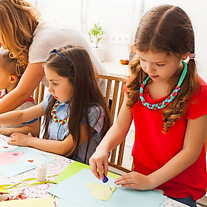 12 Pieces Cloth Chewy Necklace Sensory Fabric Chewy Necklaces for Sensory Kids Soft and Absorbent Terry Cloth for Boys Girls Blue Green Yellow