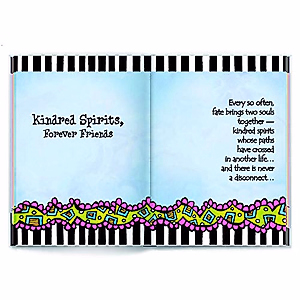 Blue Mountain Arts Mini Book (Kindred Spirits, Forever Friends)—Birthday Gift, Encouragement Gift, Women Friendship Gift, or Gift for Her by Suzy Toronto, 4 x 3 inches