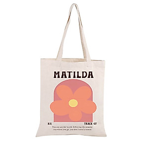 BLUPARK Singer Inspired Canvas Tote Bag - Song Idea Gift Merch Music Lover Album Inspired (Matilda TO)