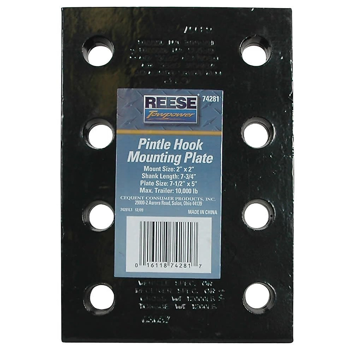 Reese Towpower 74281 Pintle Hook Mount