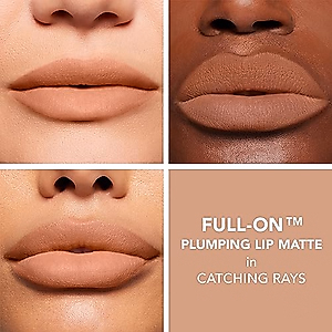 Buxom Full-On Plumping Lip Matte – Velvety Smooth, Matte Finish Lip Plumper – with Peptides and Vitamin E for Plump, Moisturized Lips, Cruelty Free