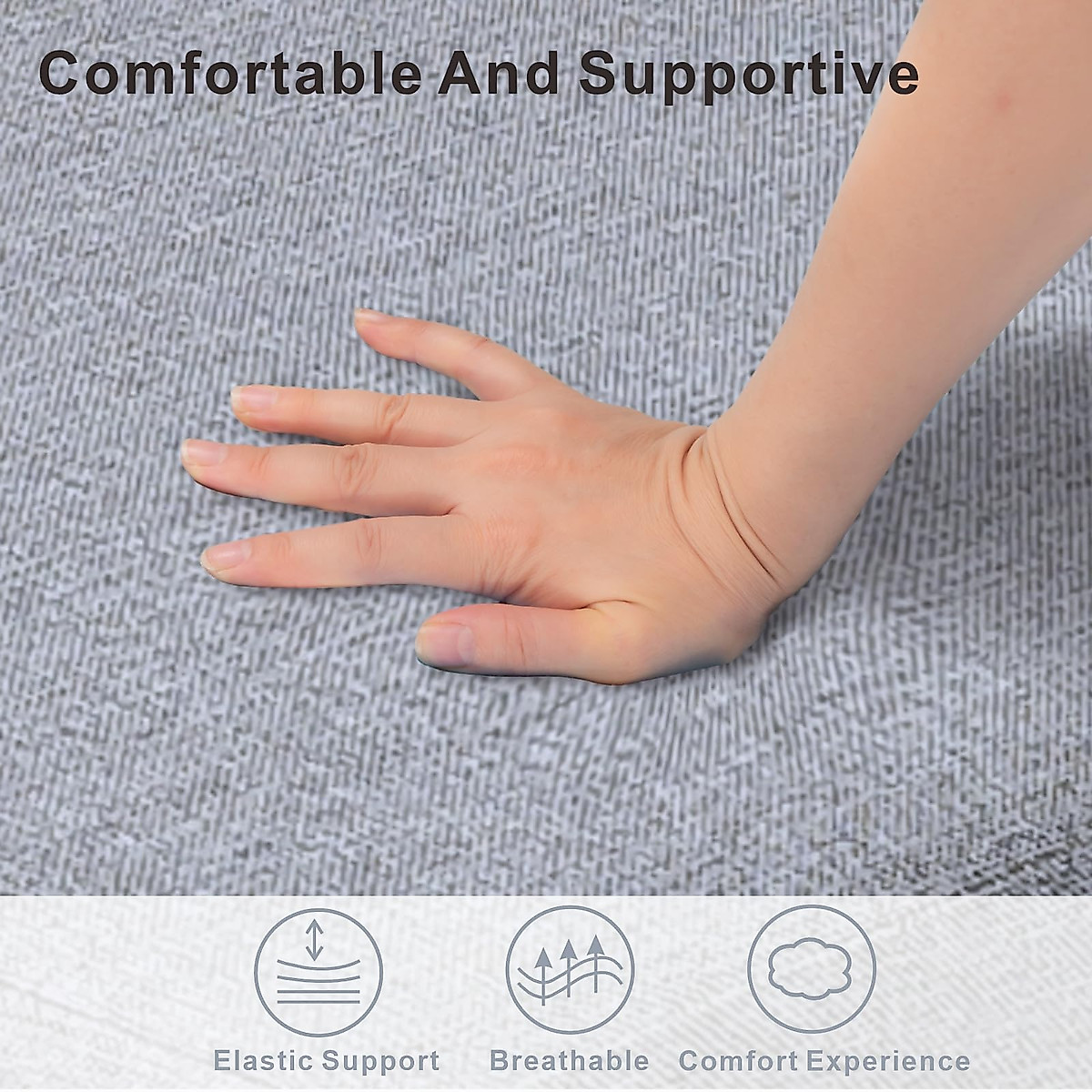 JMGBird Outdoor Chaise Lounge Cushion 70 * 22 * 4.5 Inch, Patio Chaise Lounge Chair Cushions Waterproof Foldable Pool Thick Lounge Cushions Outdoor Furniture