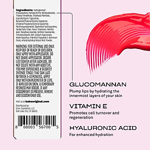 BABE ORIGINAL Glow Plumping Lip Jelly For Thicker Lips - High Shine Lip Gloss for Moisturizing, Hydrating and Soothing Lips, Blush