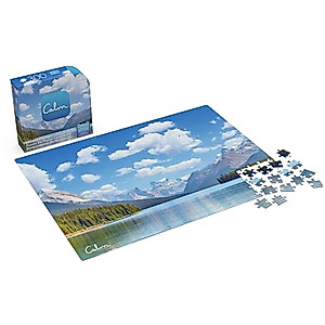 300-Piece Calm Jigsaw Puzzle for Relaxation, Stress Relief, and Mood Elevation, for Adults and Kids Ages 8 and up, Jasper Lake