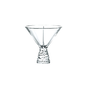 Nachtmann Punk Collection Cocktail Coupe Glasses, Set of 2, Studded Textured Crystal Glass Stem, Perfect for Drinking Champagne, Sweet Wine, Martini, and Cosmopolitan