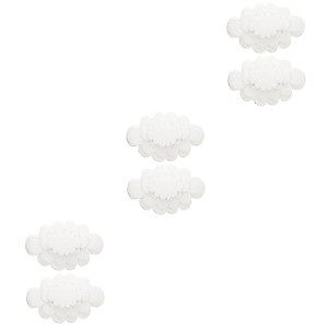 DECHOUS 6 Sets Cloud Decoration Wedding Decoration Home Decorations Garland Decor Nativity Decor Christmas Cloud Ornaments Felt cloudgarlands Party Supplies Clouds Pendant for Home Window