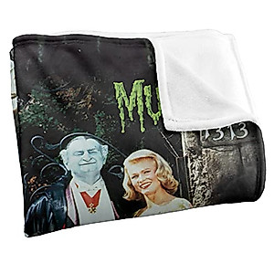 The Munsters Family Officially Licensed Silky Touch Super Soft Throw Blanket 50" x 60"