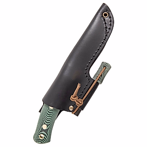 Casstrom No.10 SFK - Sleipner/Scandi/Green Micarta/Firesteel - Fixed