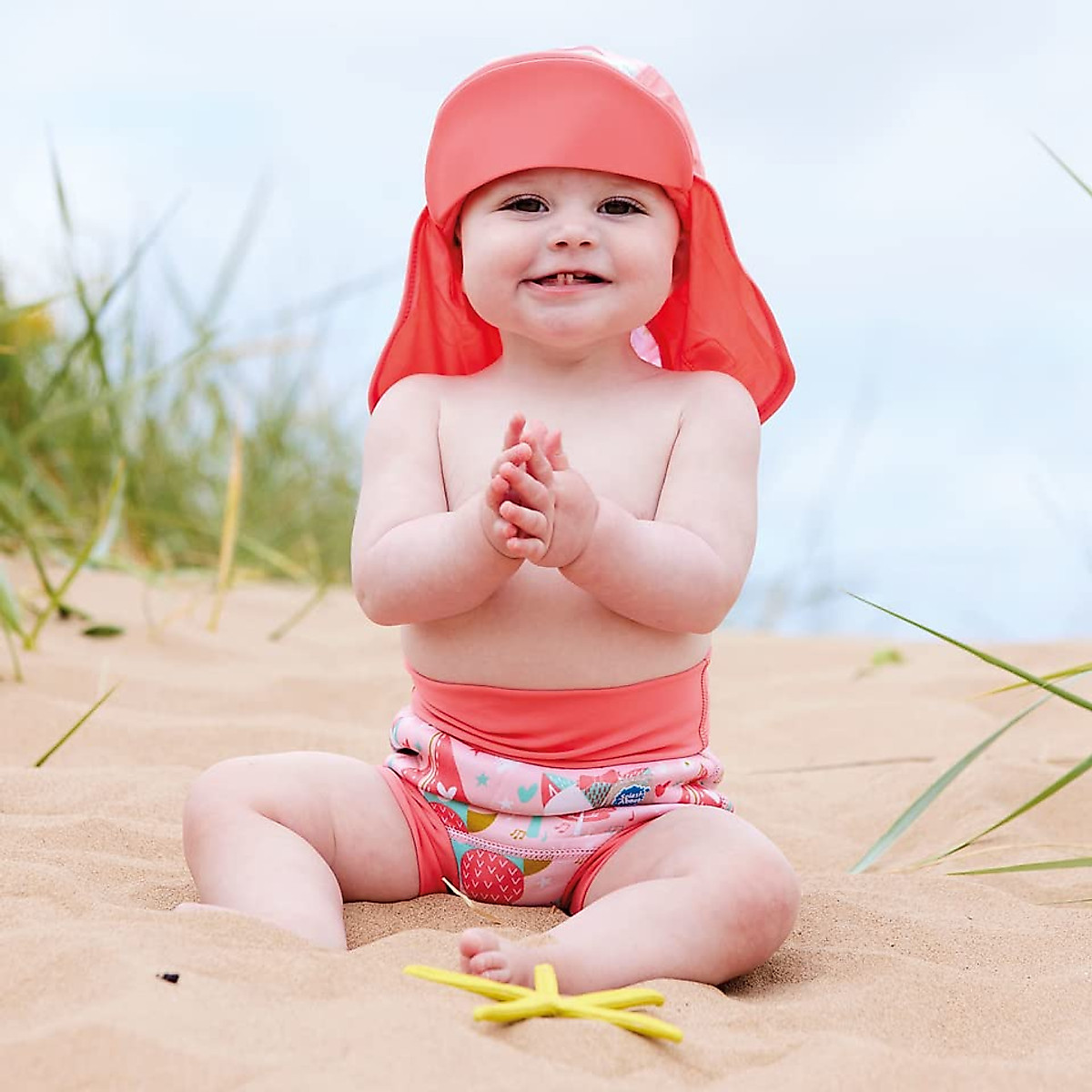 Splash About Happy Nappy Reusable Swim Diaper, Owl & The Pussycat, 6-12 Months