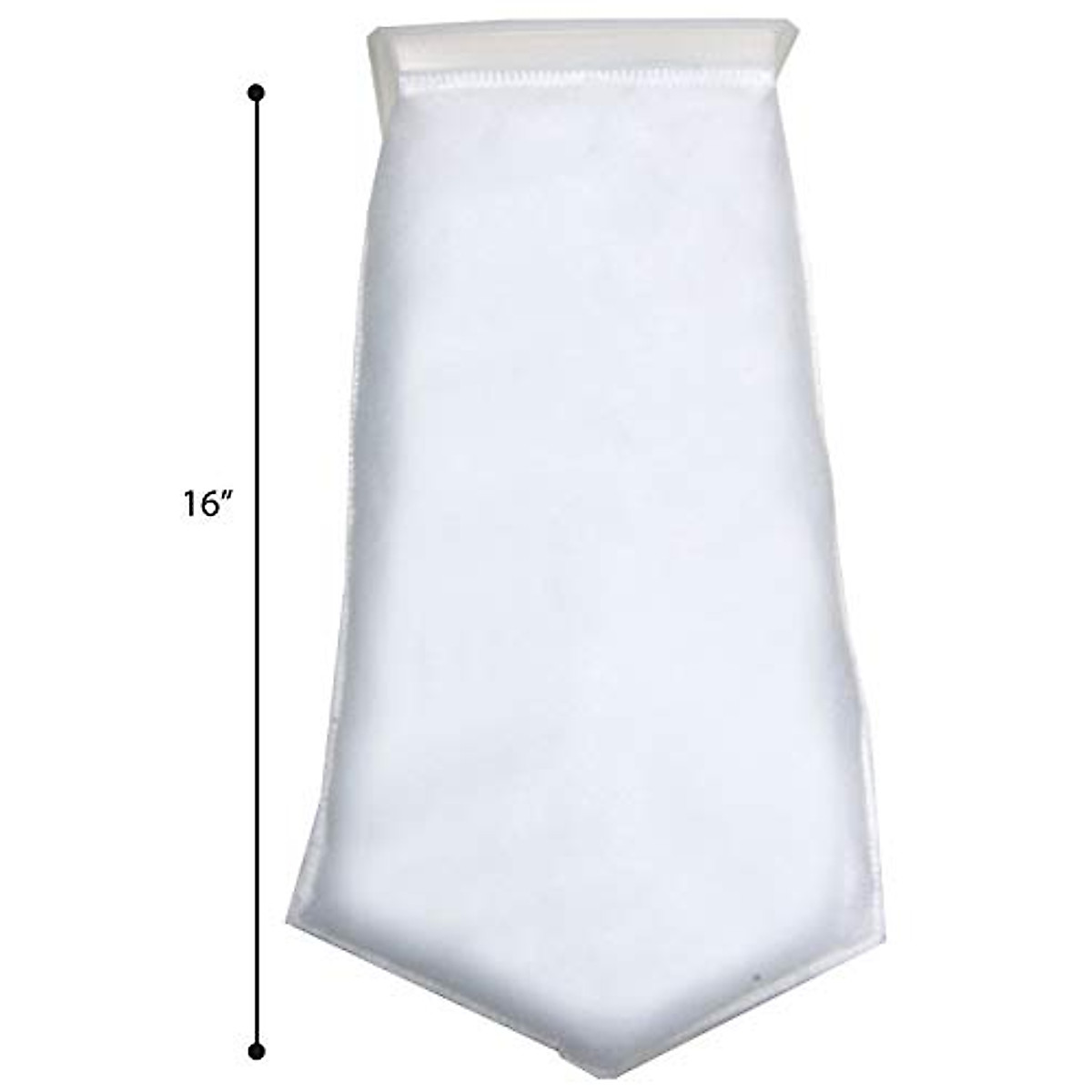 2 Pack - 4.5 Inch 200 Micron - Aquarium Felt Filter Bags -7x4.5" Rectangle Filter Sock - Fits Eshopps