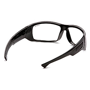 Pyramex Furix Safety Glasses, Black Frame/Clear Anti-Fog