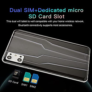 Naroote Tablet Office, Dual SIM Dual Standby 5G WiFi Octa Core LCD 7 Inch US Plug 100-240V Home Tablet PC (US Plug)