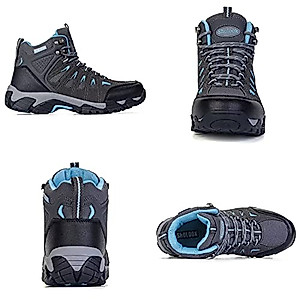 SHULOOK Women's Hiking Boots Waterproof Outdoor Trekking Camping Trail Hiking Boots Lightweight Hiking Boot