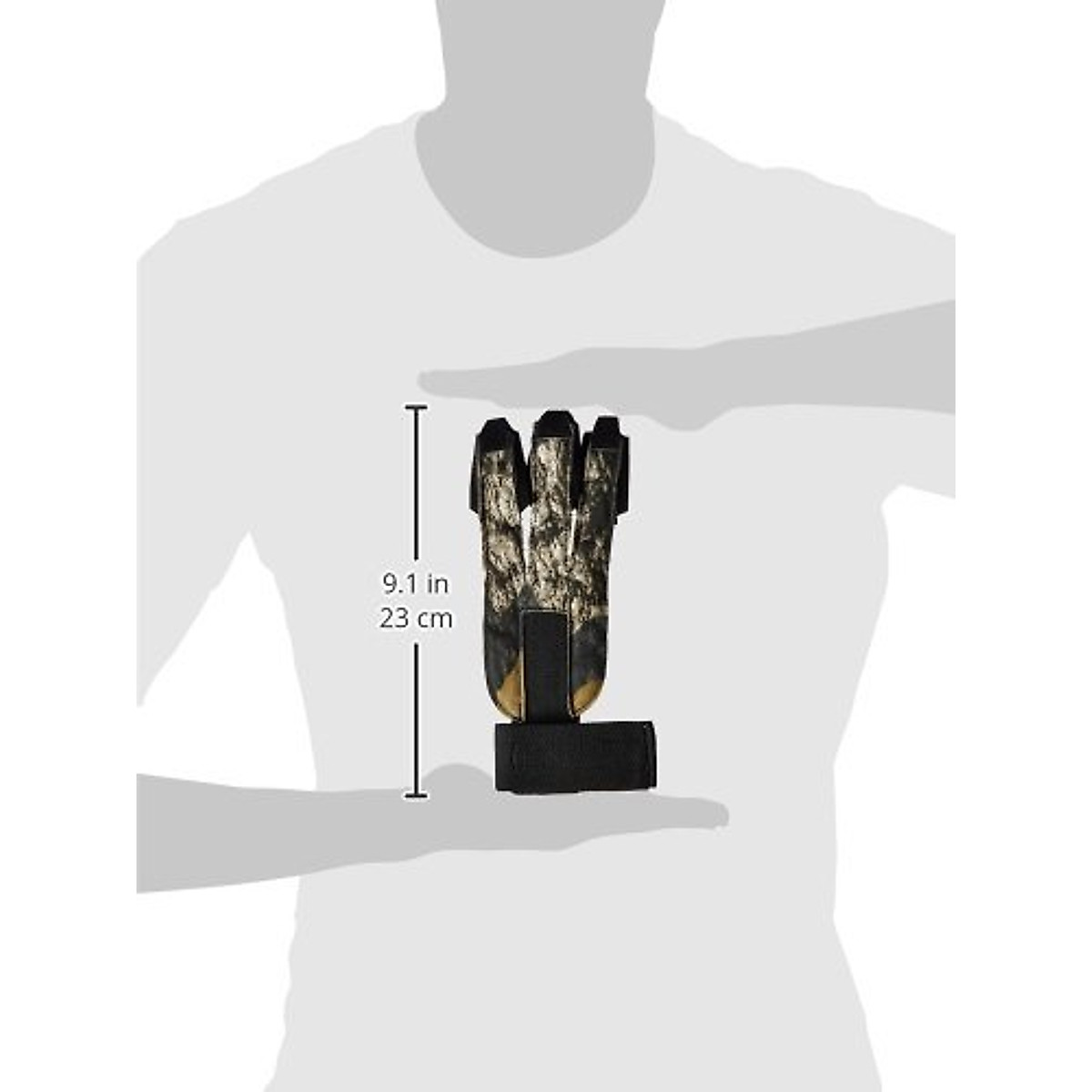 Vista Comfort Shooting Glove Camouflage Large RH/LH