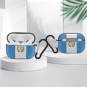 VINISATH Guatemala Flag Compatible with AirPods Pro Case Cover with Keychain Portable Shockproof Airpod Cases Accessories Protective Case for Women Men Girls Hard Headphone Case for Apple Airpods Pro