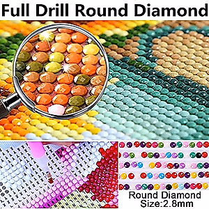 LWZAYS Christmas Diamond Painting Kits for Adults,Diamond Art for Adults,Diamond Dots Gem Art for Aesthetic Room Decor(Grinches 12x16Inch)