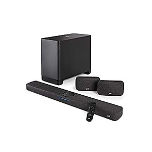 Polk SR2 Wireless Surround Sound Speakers for Select Polk React and Polk Magnifi Sound Bars - Immersive Surround Sound, Easy Set Up, Multiple Placement Options, 2 Count (Pack of 1)