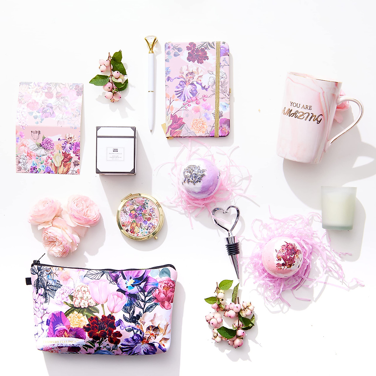 Best Birthday Gift Boxes for Women Friendship Unique Birthday Gifts for Women Best Friend Sister Daughter Mom Best Gift Baskets for Her Feel Better Gifts Valentines day gifts for women friends