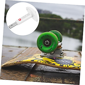 MERRYHAPY Skateboard Remover Tools Skate Disassemble Tool Bones Bearing Tool Wheel Bearing Puller Seal Puller Roller Skating Accessories Bearing Supplies Bearing Removal Tool Hub White Metal