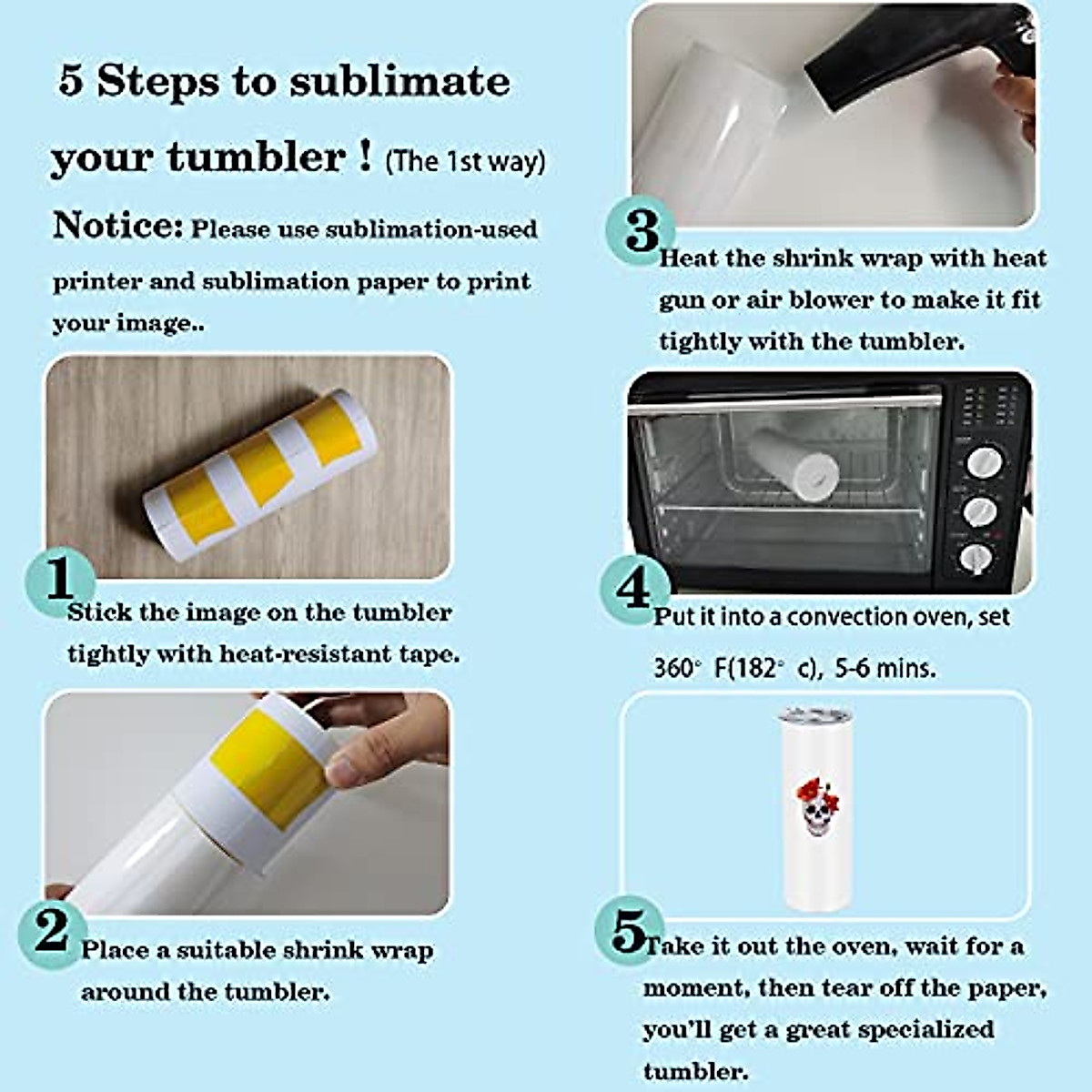 Glow in the Dark Sublimation Tumbler 20 Oz Skinny Straight, 4 Pack Luminous Skinny Tumbler Bulk for Sublimation with Shrink Wrap, Stainless Steel Skinny Sublimation Tumbler Glow in the Dark, White