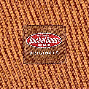 Bucket Boss mens Tool,adjustable,work Tool Bag, Brown, 16 pockets US