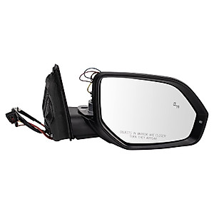 TRQ Driver & Passenger Side Mirror Set Compatible with 2019-2020 Volkswagen Atlas VW1320177 VW1321177