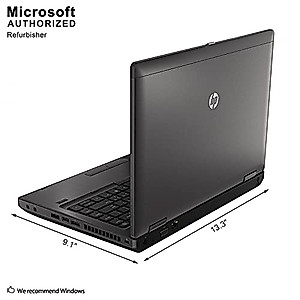 HP ProBook 6470B 14in HD Notebook High Performance Business Laptop Computer, Intel i5-3210M up to 3.1GHz, 8GB RAM, 128GB SSD, DVD, WiFi, Windows 10 Pro 64 Bit (Renewed)