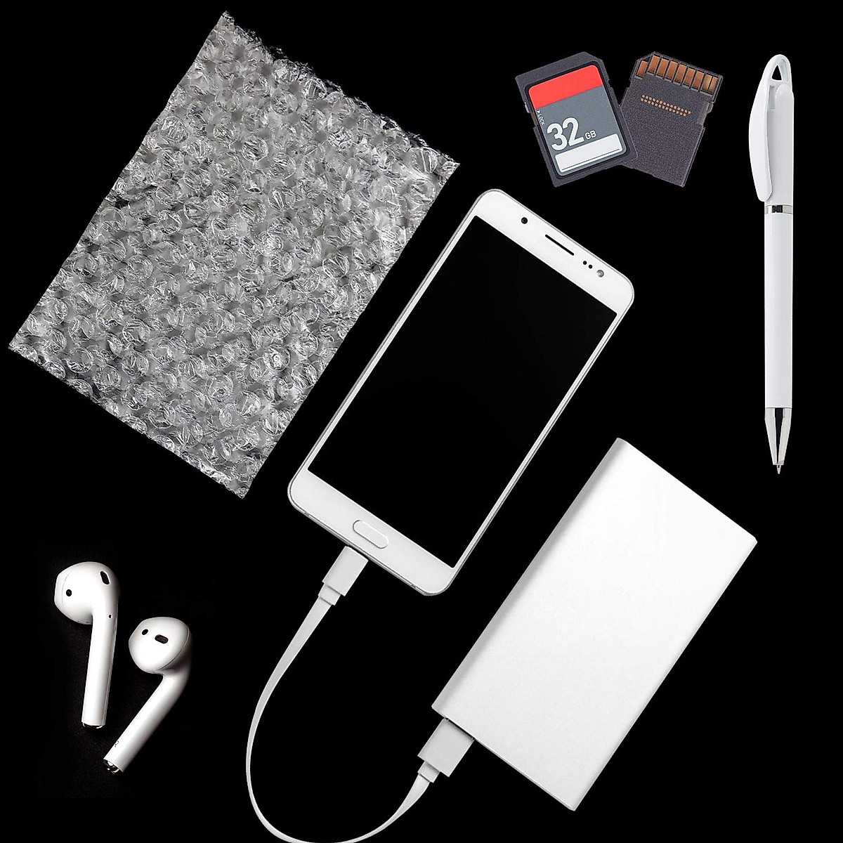 200 Pcs Clear Bubble Pouches Bags 4x6 inch, Protective Bubble Pouch, Double Walled Flush Cut Thickening Shockproof Foam Wrap Bags for Cushioning, Packing, Shipping, Moving and Storage