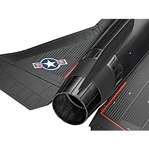 Revell Level 5 Model Kit Lockheed SR-71A Blackbird Stealth Aircraft The World's Fastest Stealth Jet 1/48 Scale Model