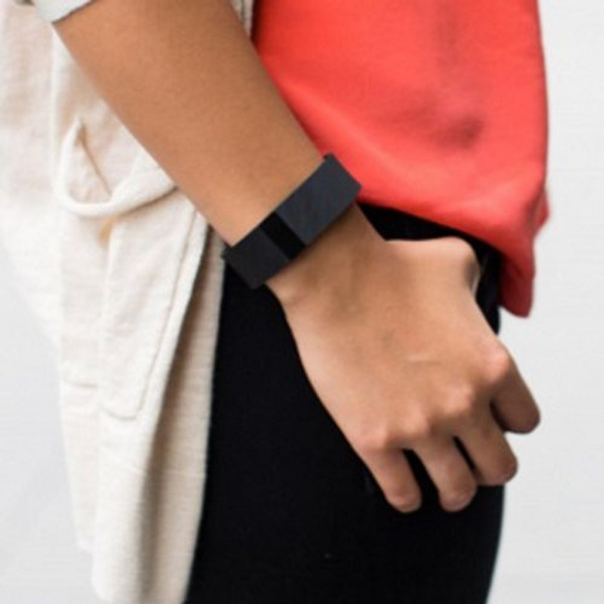 Fitbit Charge HR Wireless Activity Wristband (Black, Small )