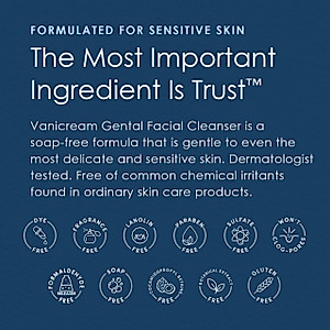 Vanicream Shave Cream | Fragrance, and Gluten Free | For Sensitive Skin | 6 Ounce