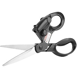 Sewing Guided Scissors for Fabrics/Paper/Crafts Cutting, Sewing Cut Straight Fast Right-Handed Scissors with Laser Guided, Gifts for Professional Tailors and Beginners