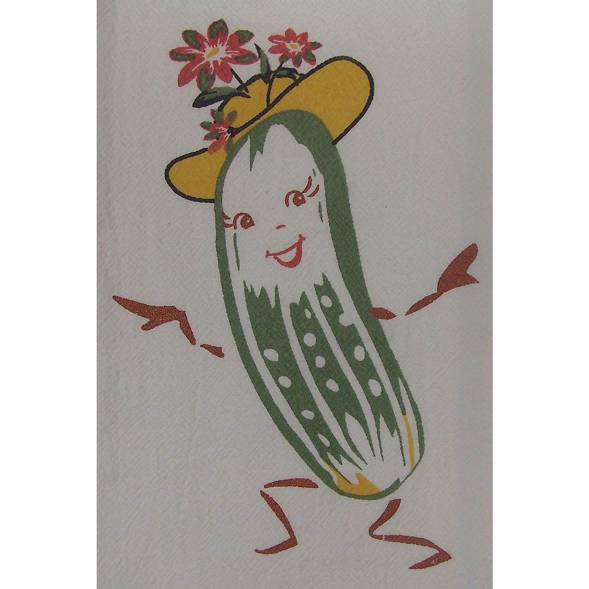 Yodeling Pickle Bundled with a Mr Pickle & Mrs Pickle Kitchen Towel