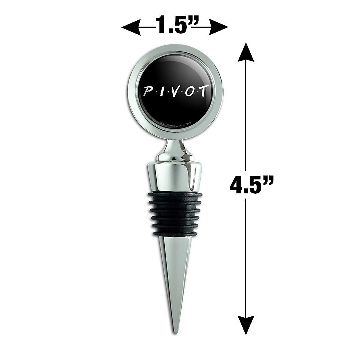 Friends PIVOT Wine Bottle Stopper