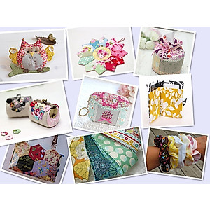 Precut Fabric Squares Misscrafts 50pcs 10 x 10 inches Cotton Fabric Bundle Quilting Charm Pack for Quilting Sewing Craft Patchwork