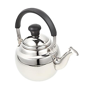 BRIGHTFUFU Stainless Steel Kettle Tea Kettle Water Boiling Kettle Espresso Machines for Home Coffee Machine Anti- Scald Water Kettle Chinese Teapot Kettle Hot Teakettle for Induction Cooker