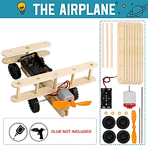 Sntieecr 6 Set DC Motor Kit, 159PCS STEM Mini Electric Motor Kit for DIY Science Projects, Science Experiment Educational Learning Kit for Kids Ages 8+
