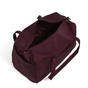 Vera Bradley Women's Large Travel Duffel Bag, Stained Glass Medallion-Recycled Cotton, One Size