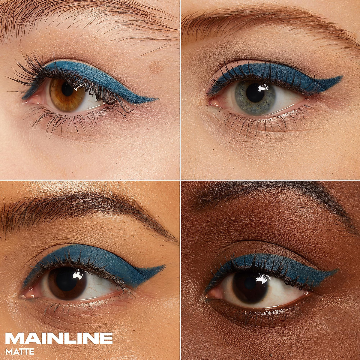 URBAN DECAY 24/7 Glide-On Waterproof Eyeliner Pencil (Mainline -Blue Matte), Smudge-Proof, Transfer-proof, Long-lasting Colored Eye Liners, Hydrating Vitamin E, Cruelty-free - 0.04 oz