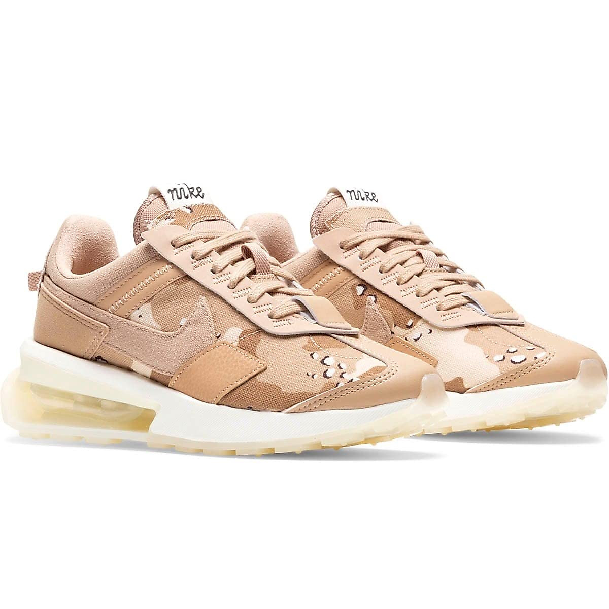 Nike Womens WMNS Air Max Pre Day SE DX2312 200 Desert Camo - Size 6.5W, Hemp/Light Soft Pink-sail