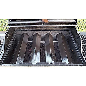 Hisencn Grill Parts for Charbroil Replacement Parts 463244011 463244012 463257010 463247310 463243911 463247412 463247512, Porcelain eplacement for 463247109 Commercial Series 4 Burner Gas Grills
