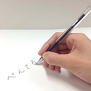 Pentel K105-GC Ballpoint Pen, Hybrid 0.5, Blue, Set of 10