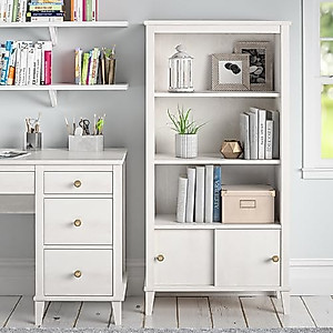 Little Seeds Monarch Hill Poppy Kids’ Bookcase, Ivory Oak