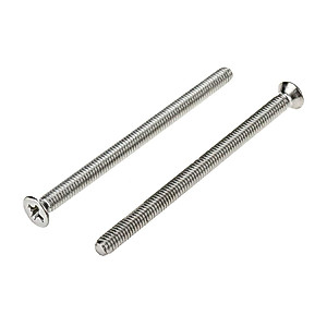Xiaoyztan M4x60mm Phillips Countersink Head Machine Screws Stainless Steel 304 Full Thread Metric Standard Mounting Hardware Fasterning Accessories, Pack of 50