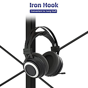 Pamray 32 Inch Computer Desk for Small Spaces with Storage Bag, Home Office Work Desk with Headphone Hook, Small Office Desk Study Writing Table