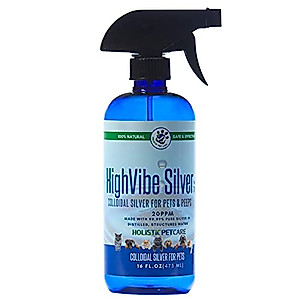HighVibe Silver 32 oz and 16 oz Colloidal Silver for Pets