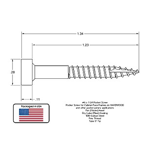Yellowbird #6 x 1-1/4 Pan Head - Square Plain Lube - Fine Thread - Type 17 Pocket Screw - Bit Included - 800 Ct.