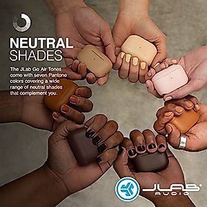 JLab Go Air Tones - True Wireless Earbuds Designed with Auto On and Connect, Touch Controls, 32+ Hours Bluetooth Playtime, EQ2 Sound, and Dual Connect (728 N)