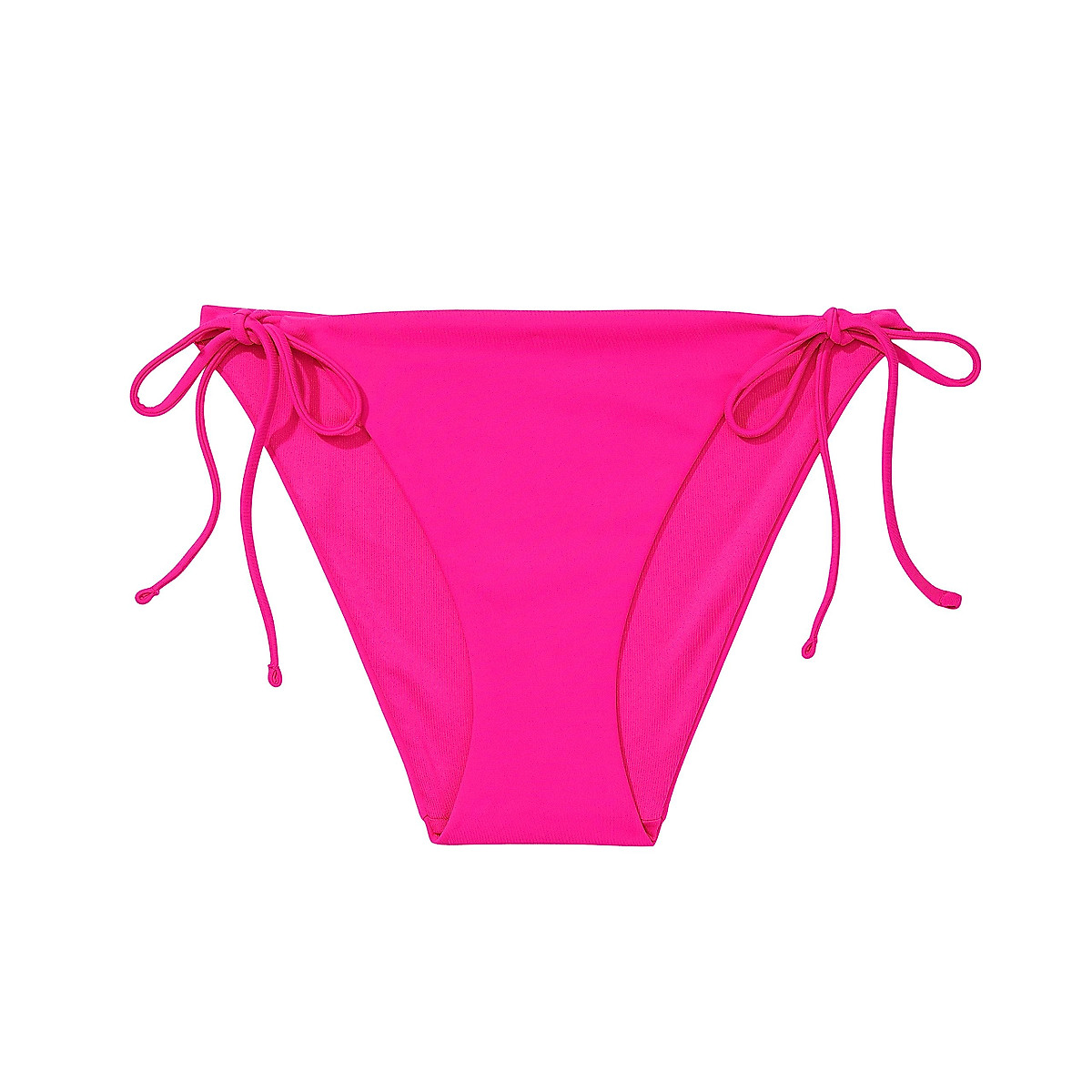 Victoria's Secret Mix-and-Match Cheeky String Bikini Bottom, Swimsuit for Women, Pink Moderate Coverage Bathing Suit Bottoms for Women, (XL)